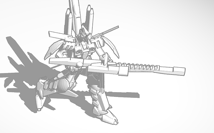 3D design Gundam 300 - Tinkercad