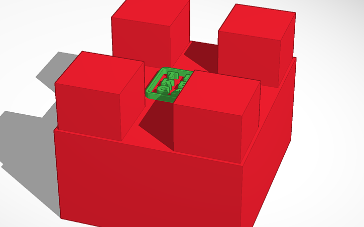 3D design tinker block - Tinkercad