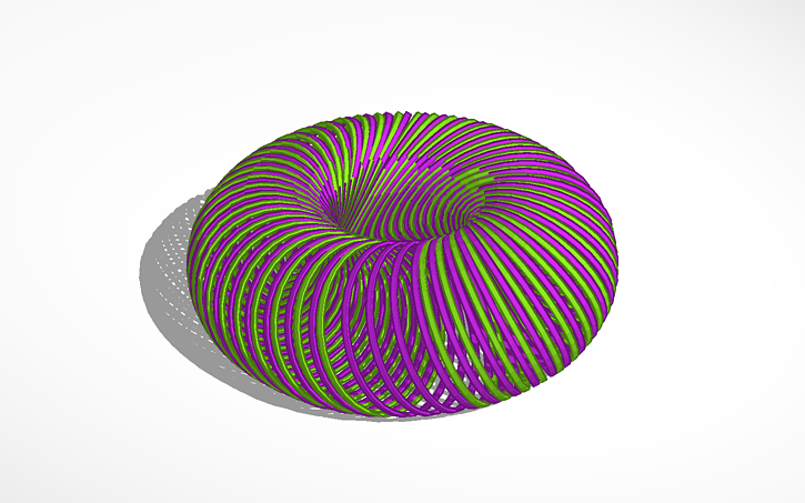 3D design String Donut - Tinkercad