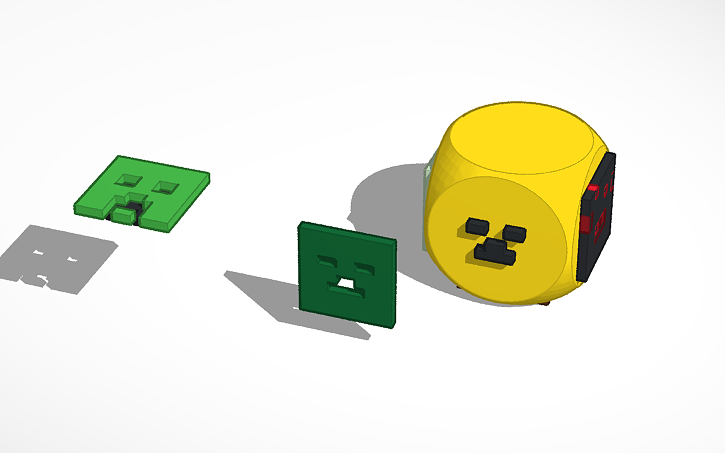 3D design dice | Tinkercad