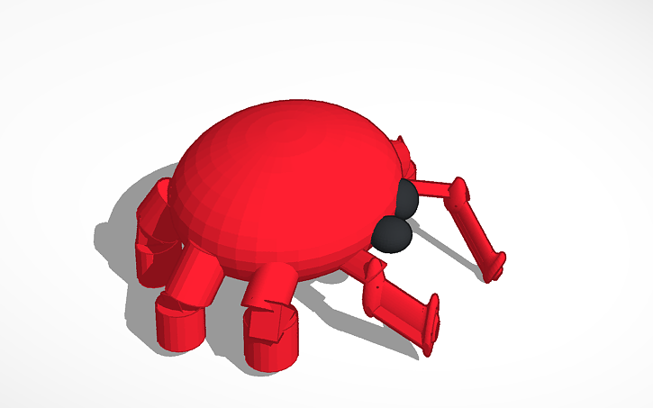 3D design crab project | Tinkercad