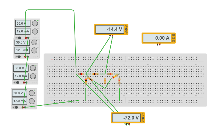 Circuit design circuit - Tinkercad