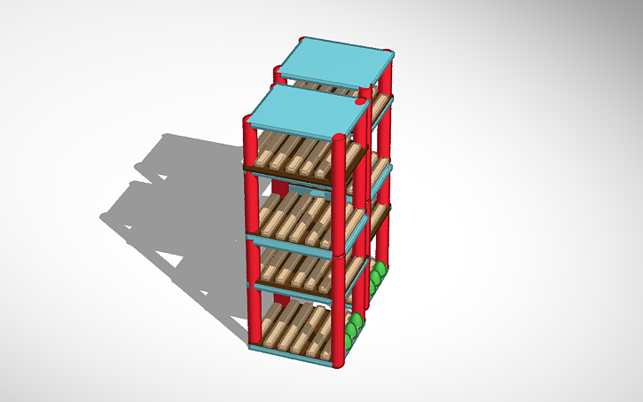 3D design Vertical Farm - Tinkercad