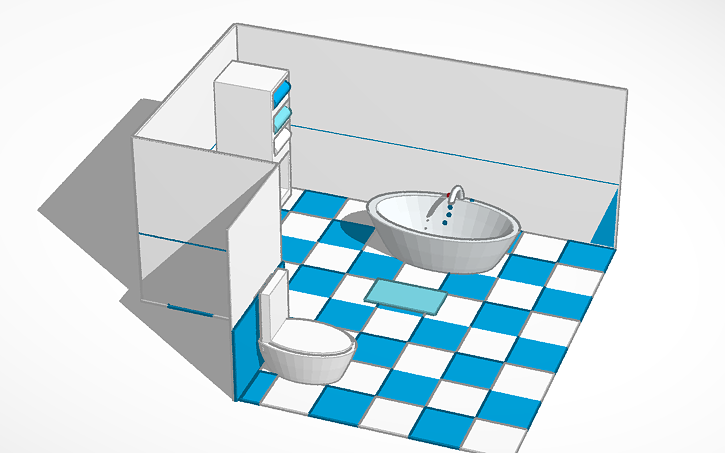 3D design Copy of Washroom | Tinkercad