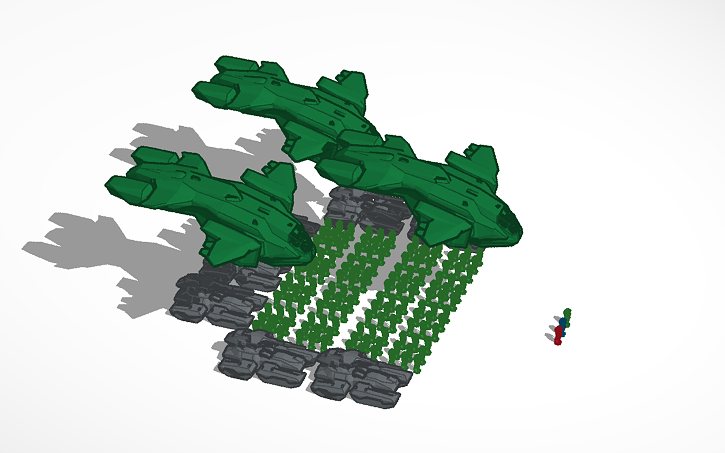 3D design Army - Tinkercad