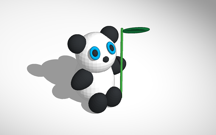 3D design Panda - Tinkercad