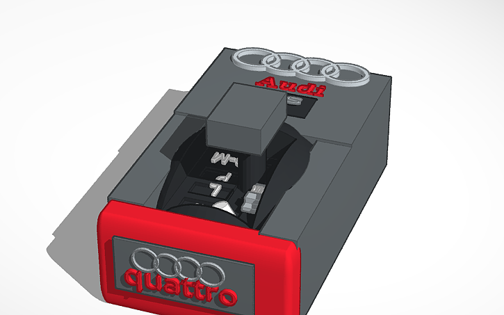 3D design gear box for car - Tinkercad