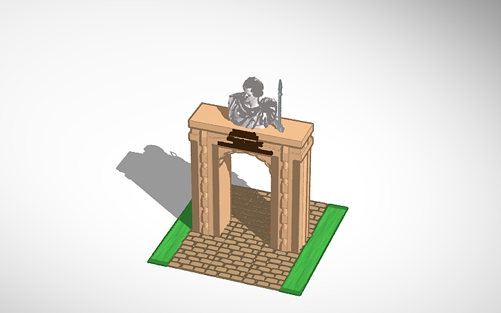 3D design Latin Triumphant Arch | Tinkercad