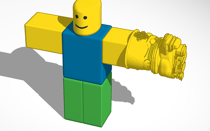 3D design thanos of Roblox Noob | Tinkercad
