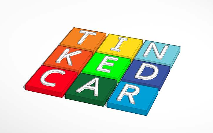 3D design tinkercad logo - Tinkercad