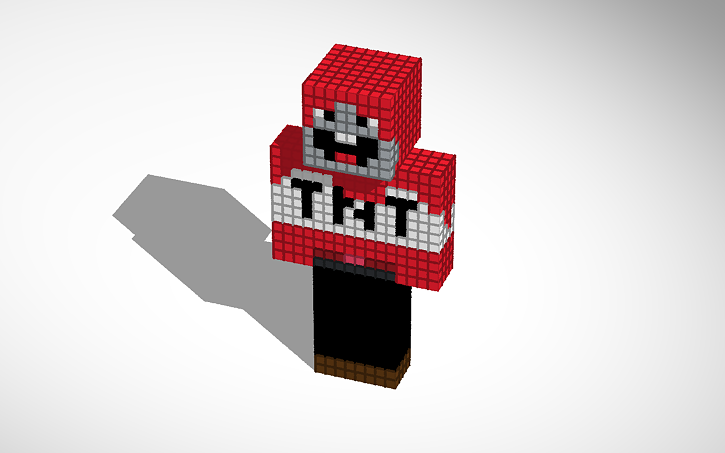 3D design Exploding TNT Skin | Tinkercad