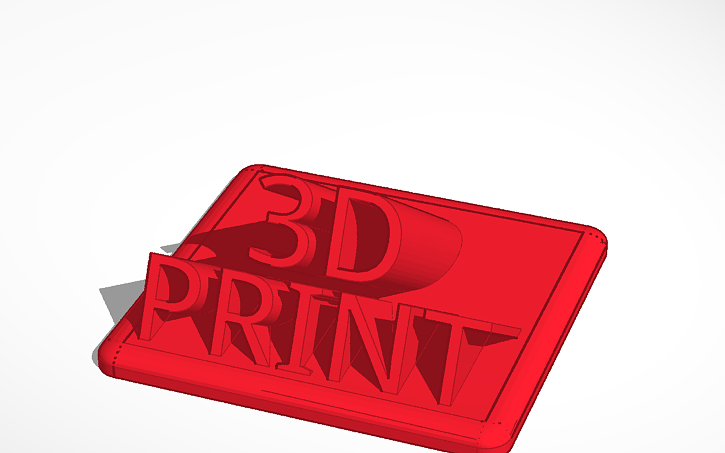 3D design 3d print - Tinkercad
