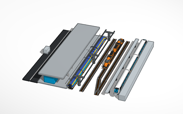 3D design trainstation - Tinkercad
