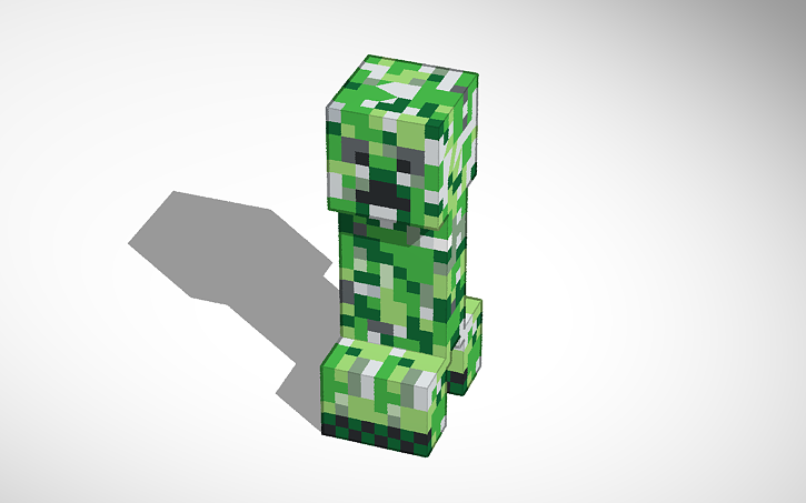 3D design Pixel Creeper - Tinkercad