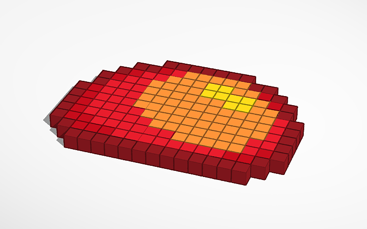 3D design Lava Slime (Terraria) - Tinkercad