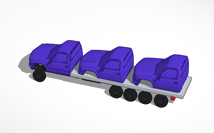 3D design truck shipment - Tinkercad