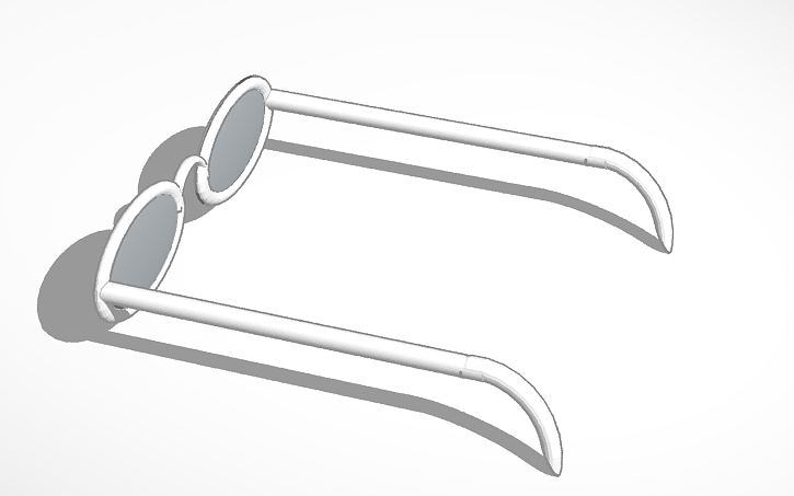 3D design glasses - Tinkercad