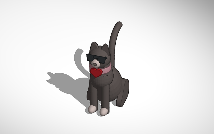 3D design Cat - Tinkercad