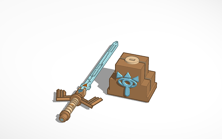 3D design my ancient master sword - Tinkercad