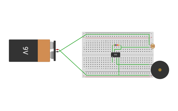 Circuit design buzzer - Tinkercad