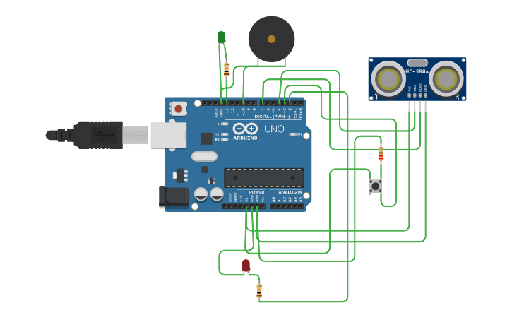 Circuit design Project Simulation - Tinkercad