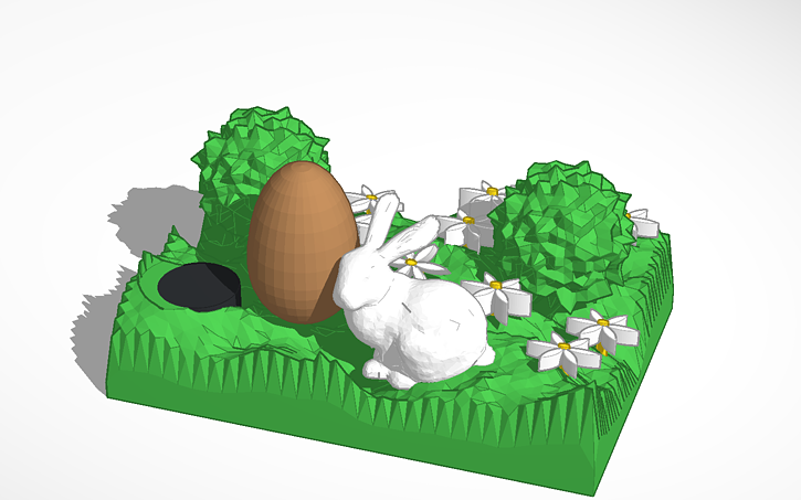3D design the easter bunny | Tinkercad
