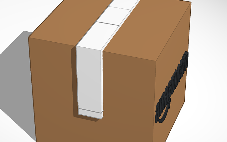 3D design Amazon Box - Tinkercad