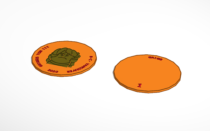 3D design 1 Grigg | Tinkercad