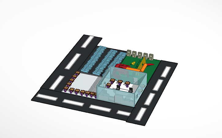 3D design seans cooking house - Tinkercad
