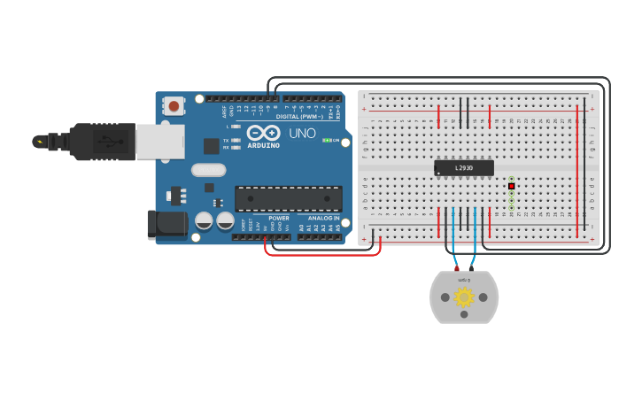 Circuit design Copy of Opcional: Controle de Motores via Bluetooth ...