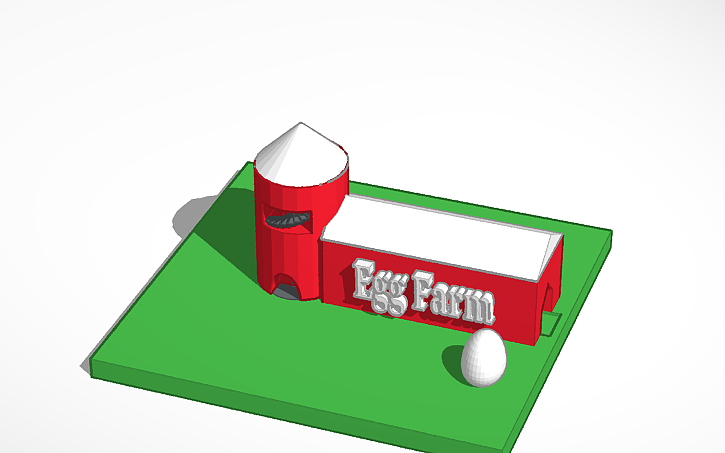 3D design Egg Farm/Barn | Tinkercad