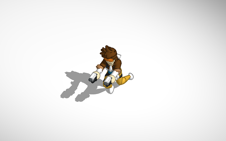3d Design Tracer Running Overwatch Tinkercad