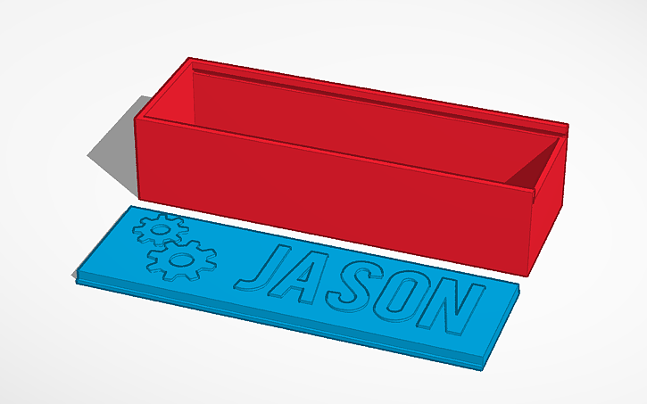 3D design Box model from Chapter 16 - Tinkercad