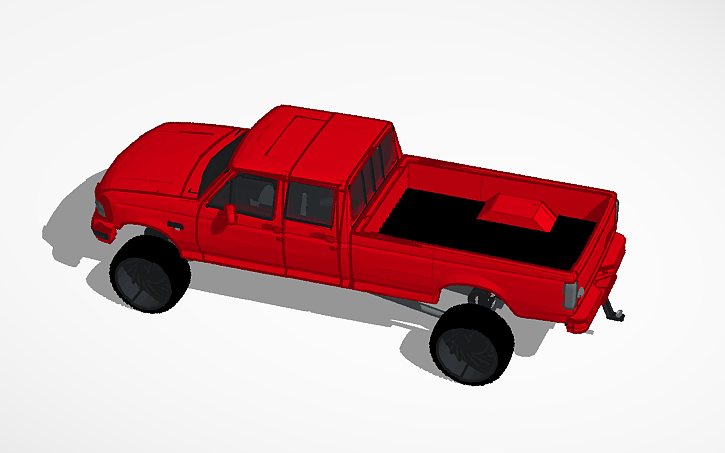 3D design 1994 Ford F-250 - Tinkercad
