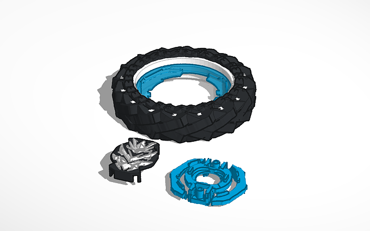 3D design The Untouchable Project Part 3: Sensei Gojo Beyblade JJK ...