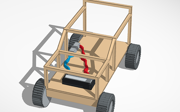 3D design Engineering car design - Tinkercad