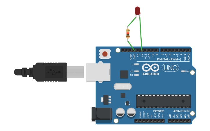 Circuit design Arduino Nano Cable - Tinkercad