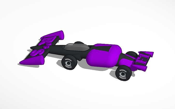 3D design Formula 1 Maşını - Tinkercad