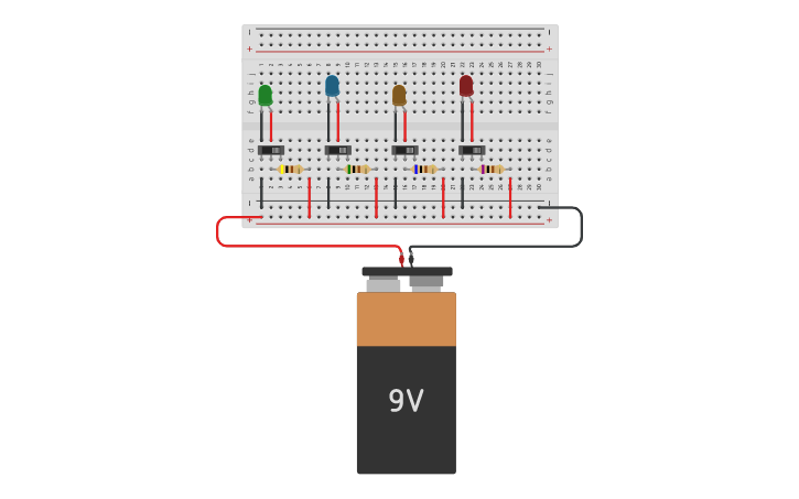Circuit Design Parallel Circuit Tinkercad