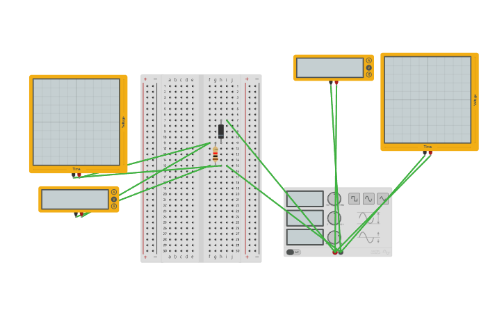 Circuit Design วงจรเรียงกระแสแบบครึ่งคลื่น Tinkercad