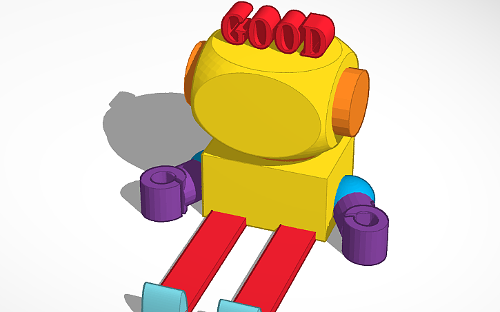 3D design GOOD ROBOT - Tinkercad