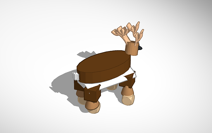 3D design deer - Tinkercad