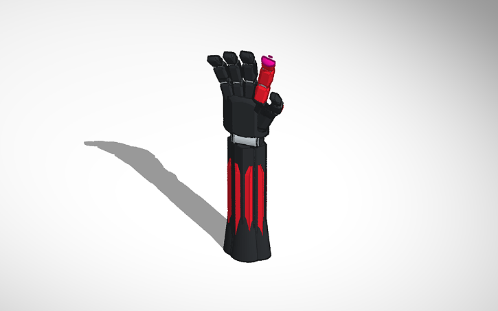 3D design Hand - Tinkercad