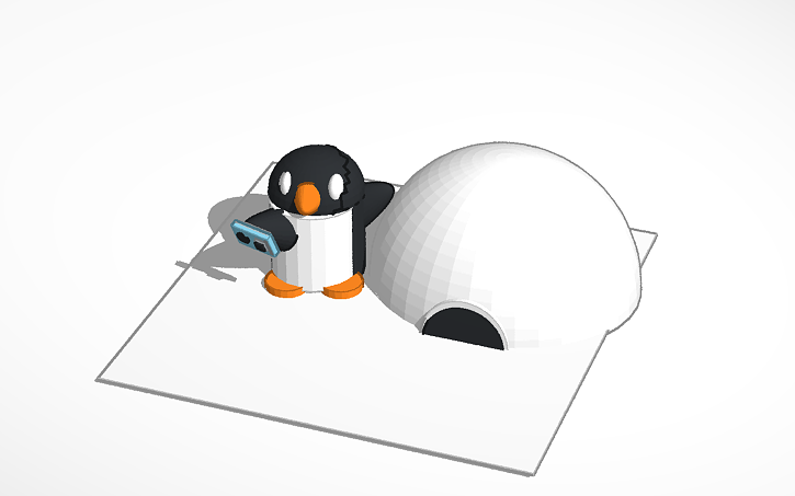 3D design PENGUIN SELFIE | Tinkercad
