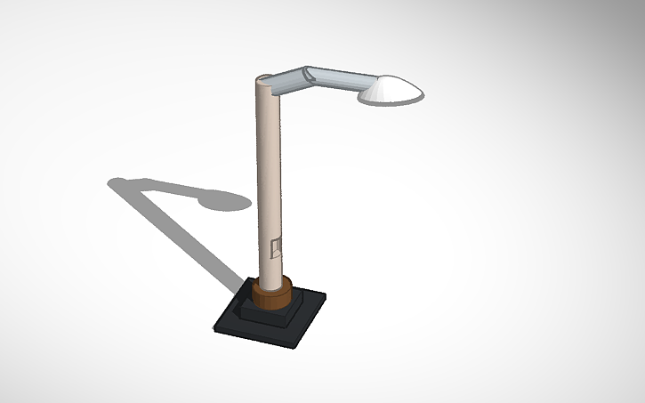 3D design Lampu Jalan - Tinkercad