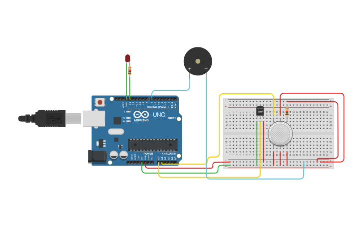 Circuit design Integrate Flame sensor with Arduino - Tinkercad