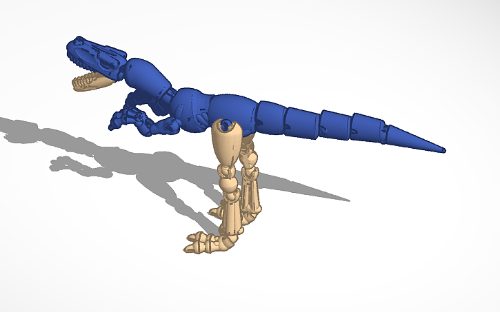 3D design T-Rex(Personalized) | Tinkercad