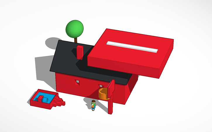 3d Design Jakes House Tinkercad