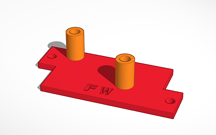 3D design CR_Short_FeatherWeight_GPS_v2 - Tinkercad