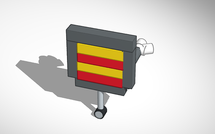 3D design running mettaton - Tinkercad